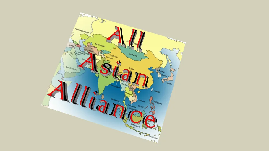All Asian Alliance Logo | 3D Warehouse