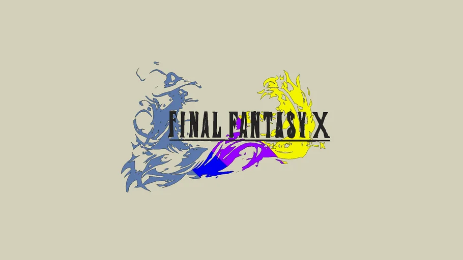 Final Fantasy 10 (X) logo | 3D Warehouse
