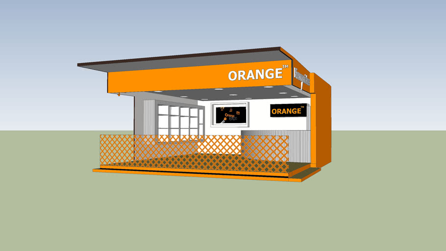 stand ORANGE | 3D Warehouse