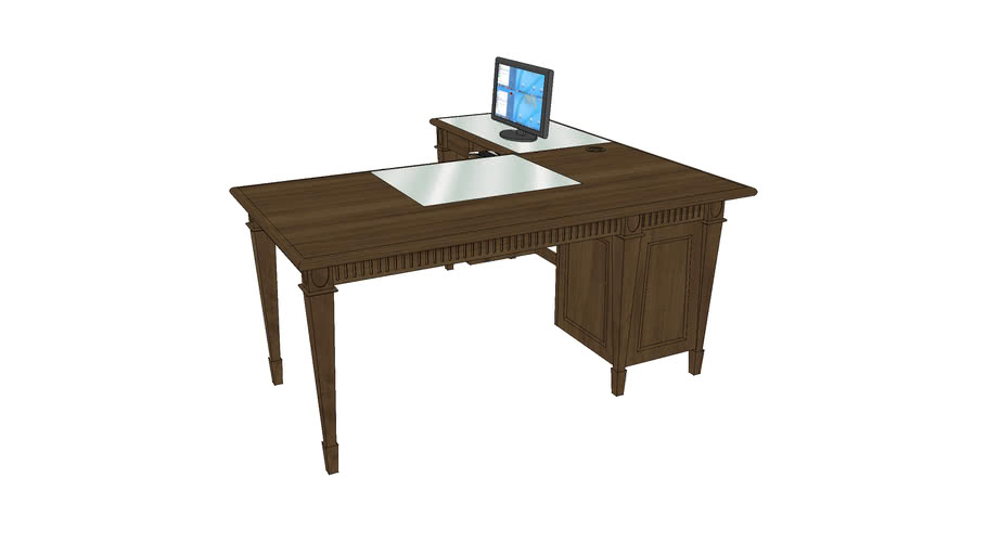 executive desk | 3D Warehouse