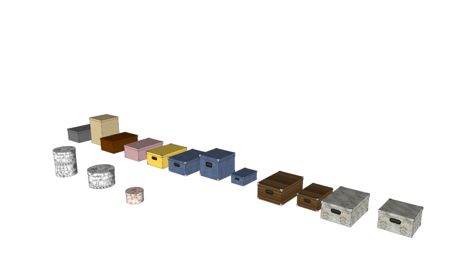 Caixa organizadora | 3D Warehouse