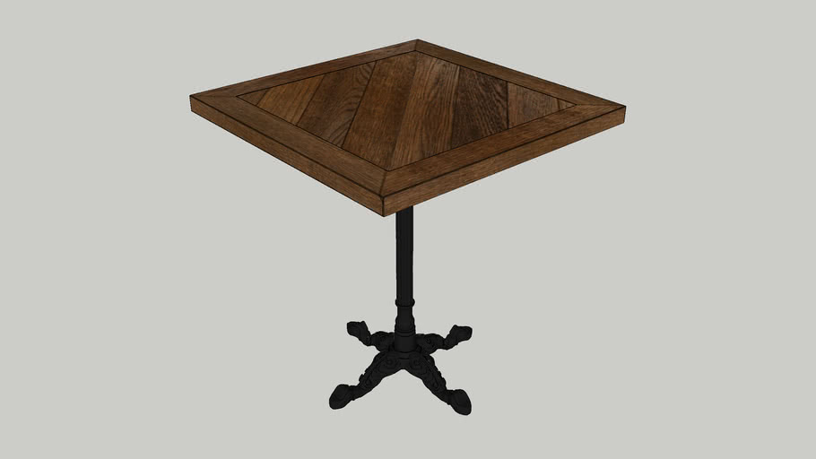 Wood table | 3D Warehouse