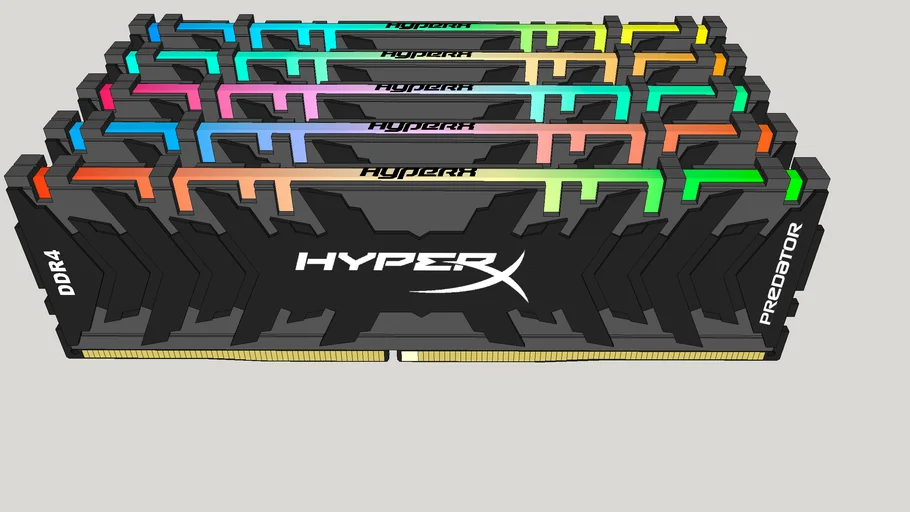 DDR4 Hyperx Predator | 3D Warehouse