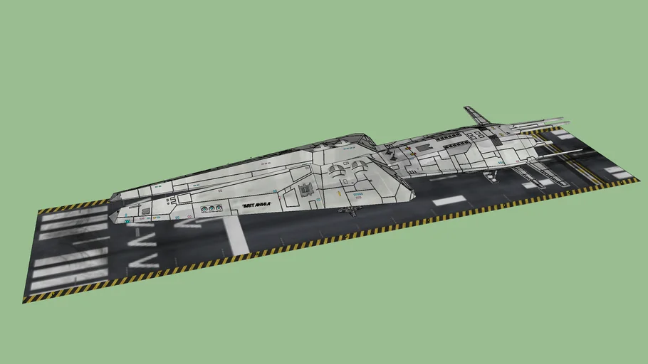 Lensman Britannia Spaceship (Landed) | 3D Warehouse