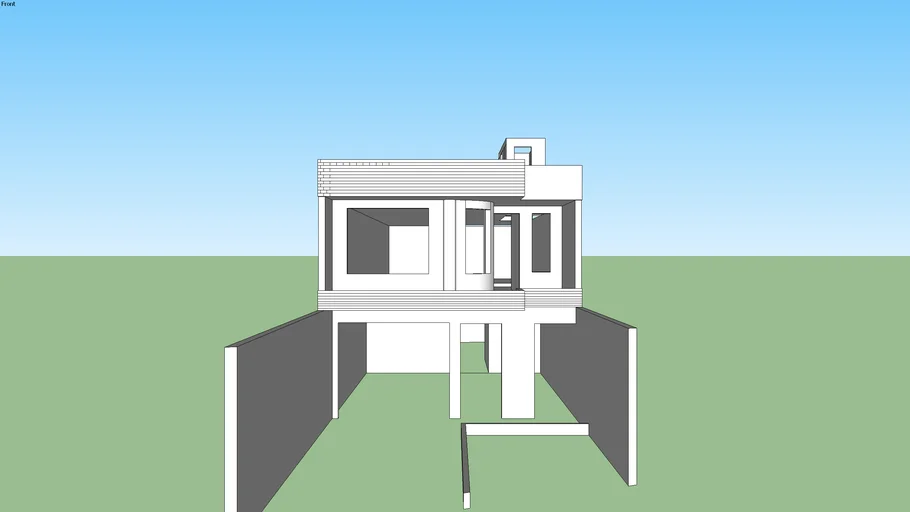 CASA 2 PISOS CON TERRAZA | 3D Warehouse