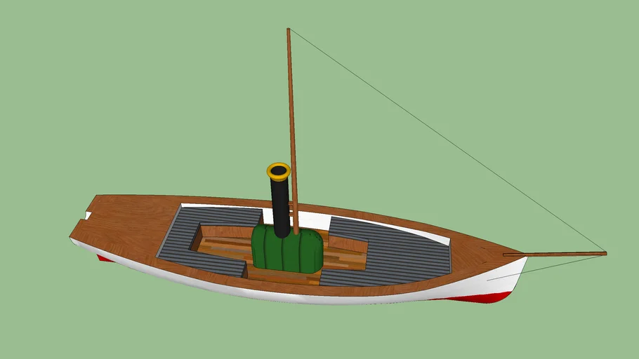 Steam launch | 3D Warehouse