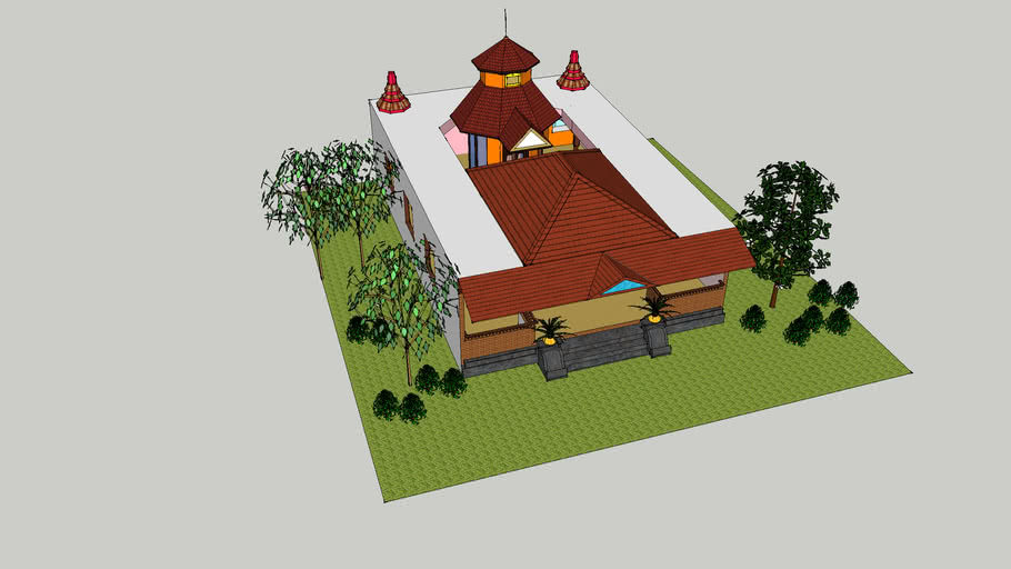 kerala style temple | 3D Warehouse