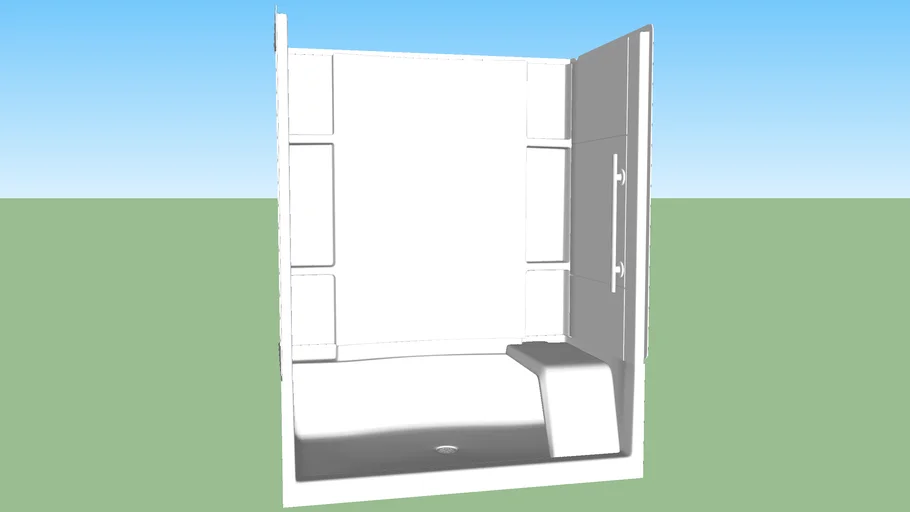 Shower with seat | 3D Warehouse
