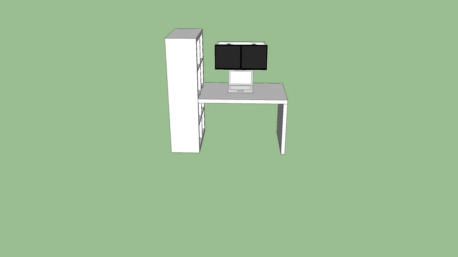 Master Desk Setup | 3D Warehouse