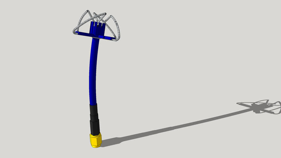 FPV Antenna, AOMWAY 5.8G 3dBi Four Lobe RHCP VTx/VRx Antenna Multimotor ...