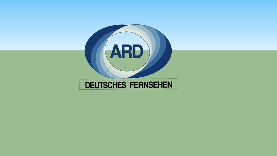 ARD-LOGO 70er German Television 70s | 3D Warehouse