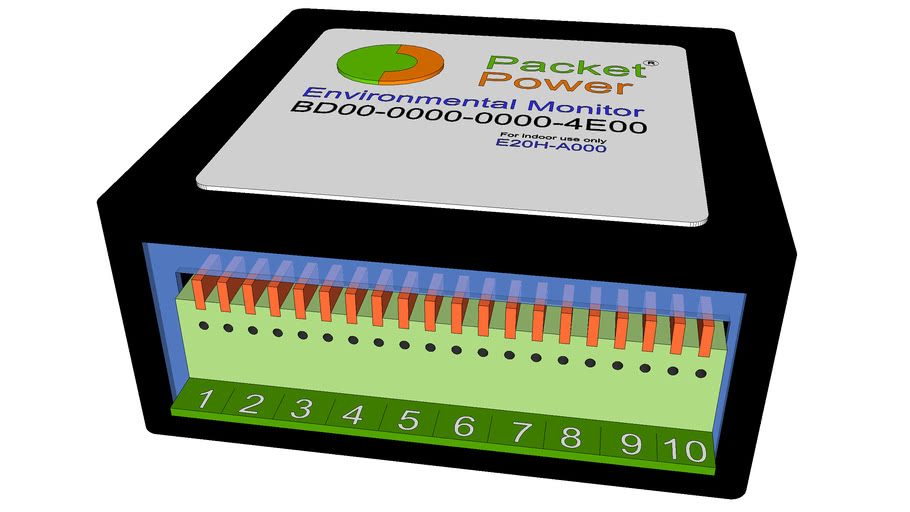 Packet Power Wireless Environmental Monitor | 3D Warehouse