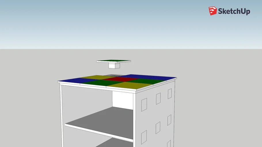 rubics cube shelf | 3D Warehouse