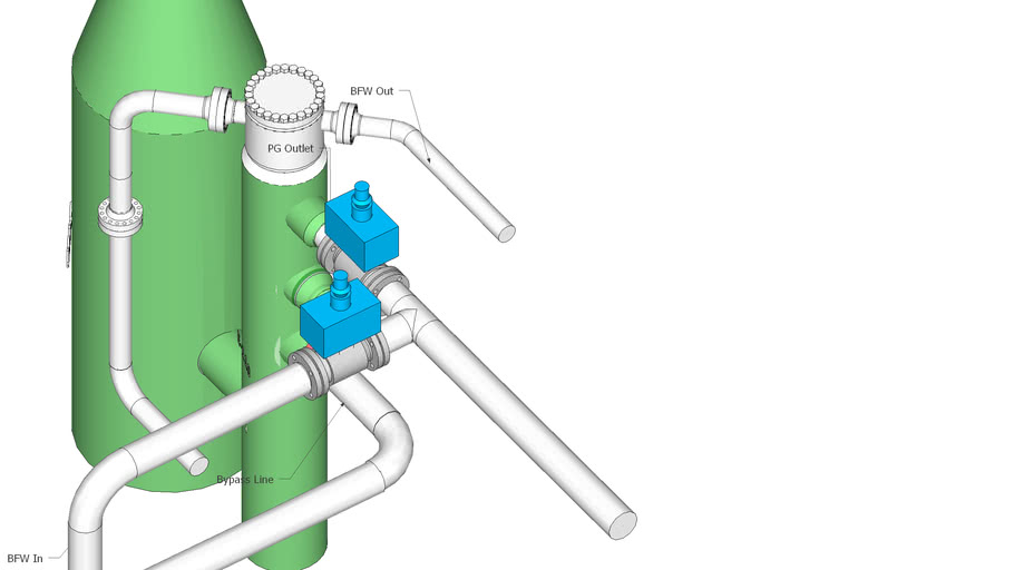 Waste Heat Boiler | 3D Warehouse