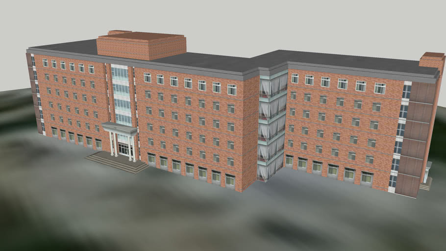 亞洲大學 築夢學院(第三宿舍) Asia University, Dorm 3 | 3D Warehouse