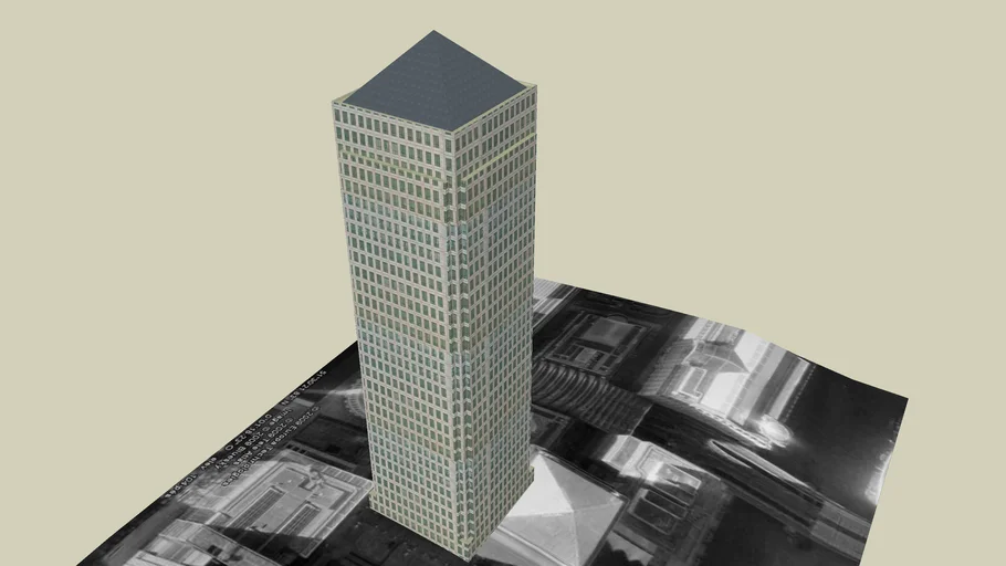 One Canada Square | 3D Warehouse