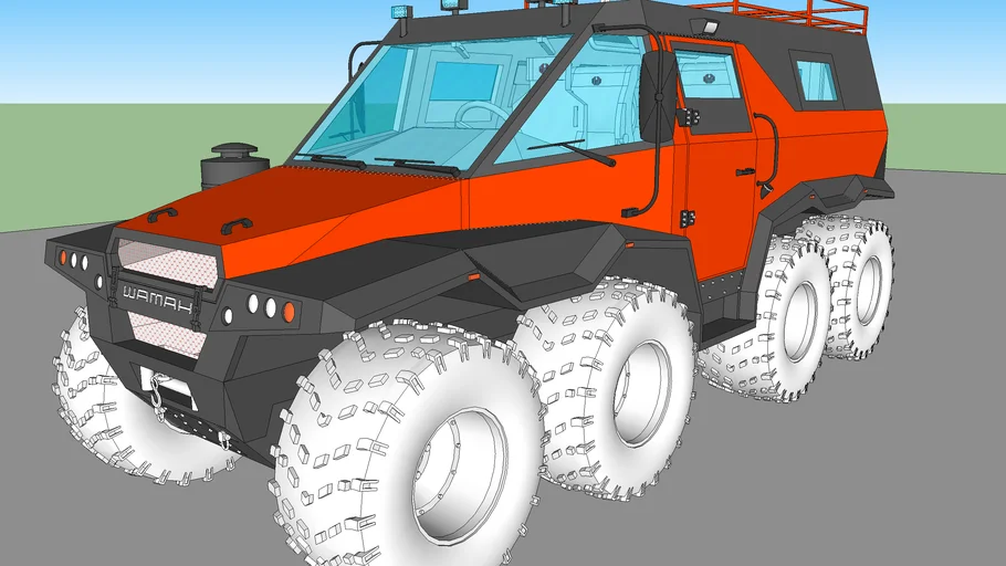 Вездеход 'ШАМАН' All-terrain vehicle 'SHAMAN' | 3D Warehouse