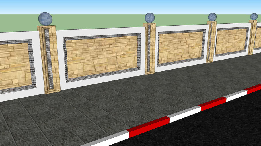 MUR DE CLOTURE | 3D Warehouse