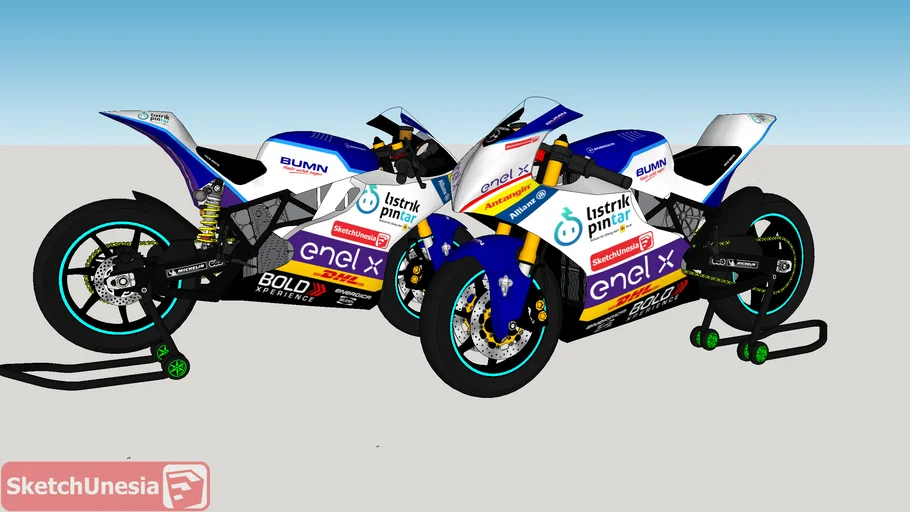 MOTO E INDONESIAN ELECTRICA RACING TEAM | 3D Warehouse