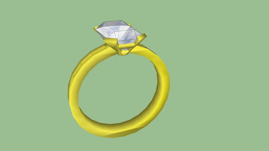 Basic Diamond Ring | 3D Warehouse