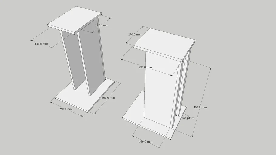 Speakerstand | 3D Warehouse