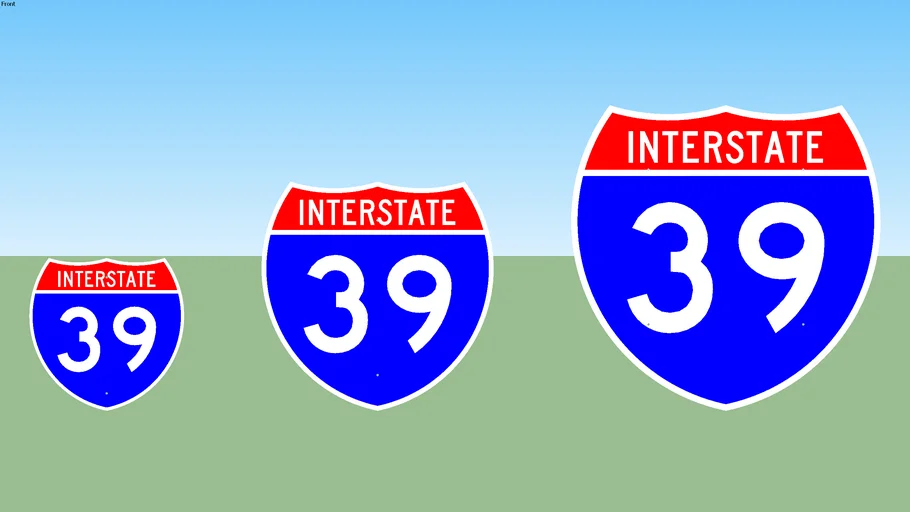 Interstate 39 Sign | 3D Warehouse