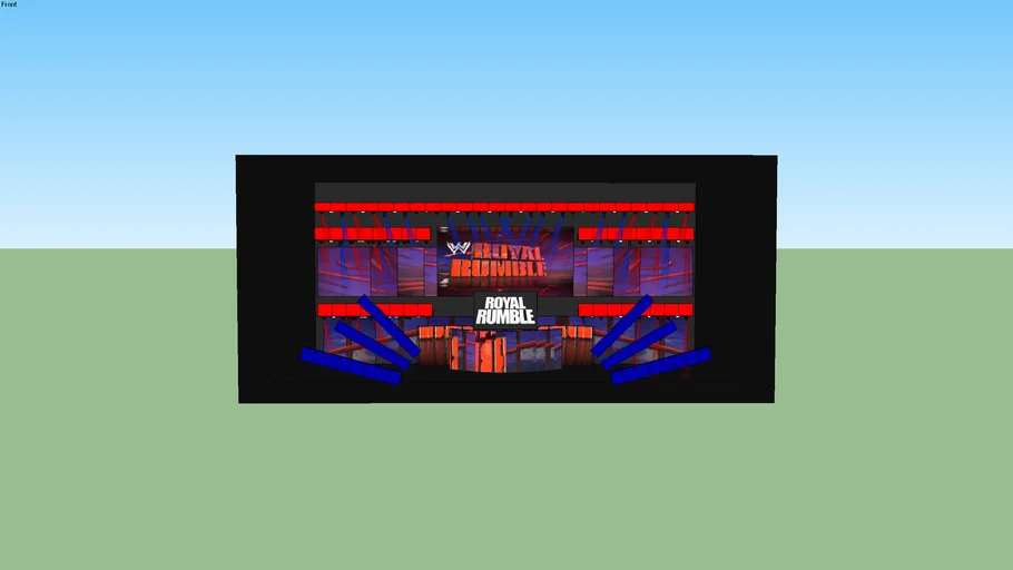 WWE Royal Rumble 2014 Stage | 3D Warehouse