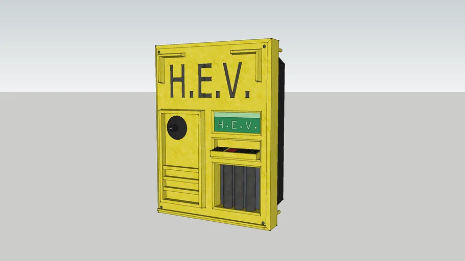HEV suit charging unit | 3D Warehouse