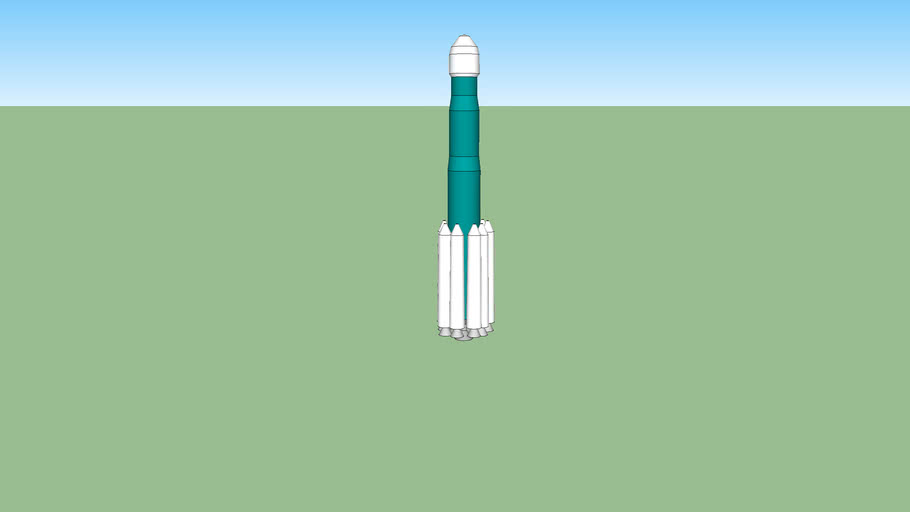 Delta II Rocket | 3D Warehouse