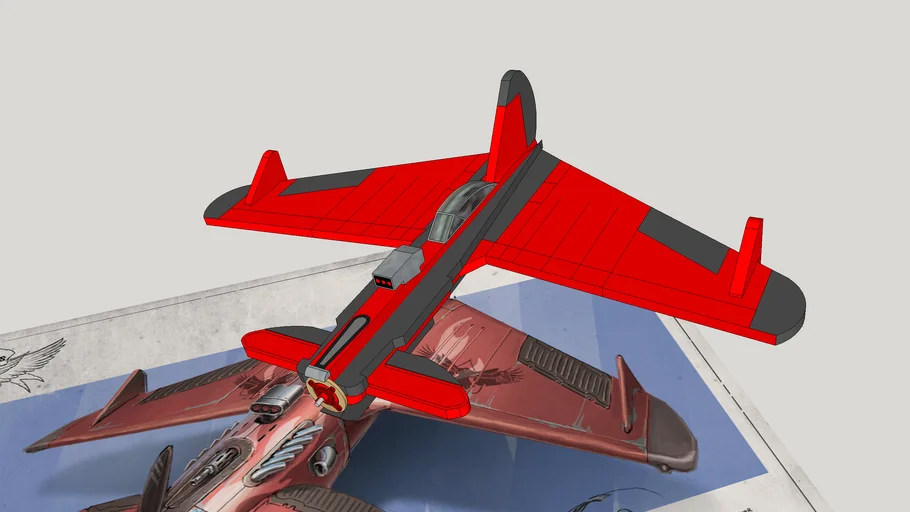 CRIMSON SKIES - DRAGSTER FIGHTER AIRCRAFT | 3D Warehouse