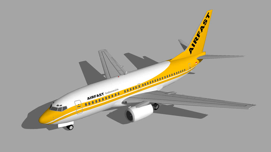 Airfast Indonesia Boeing 737-300 | 3D Warehouse