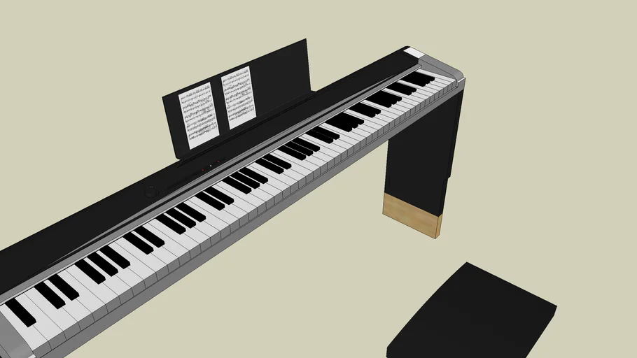 Clavier Piano CASIO PX 130 | 3D Warehouse