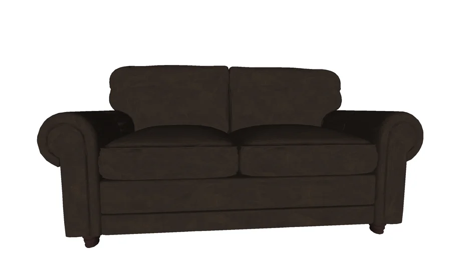 Wayfair Clairesville Leather Loveseat | 3D Warehouse