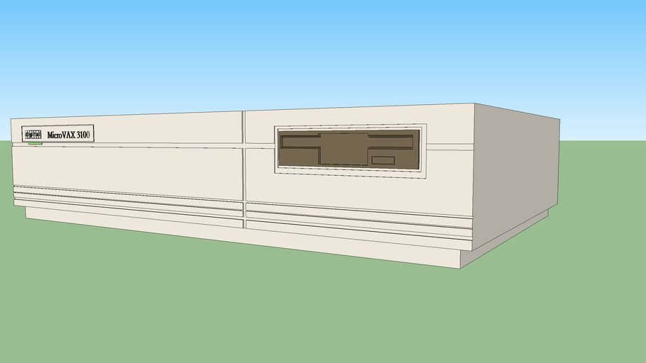 Digital DEC MicroVAX 3100 (Model DV-1) | 3D Warehouse
