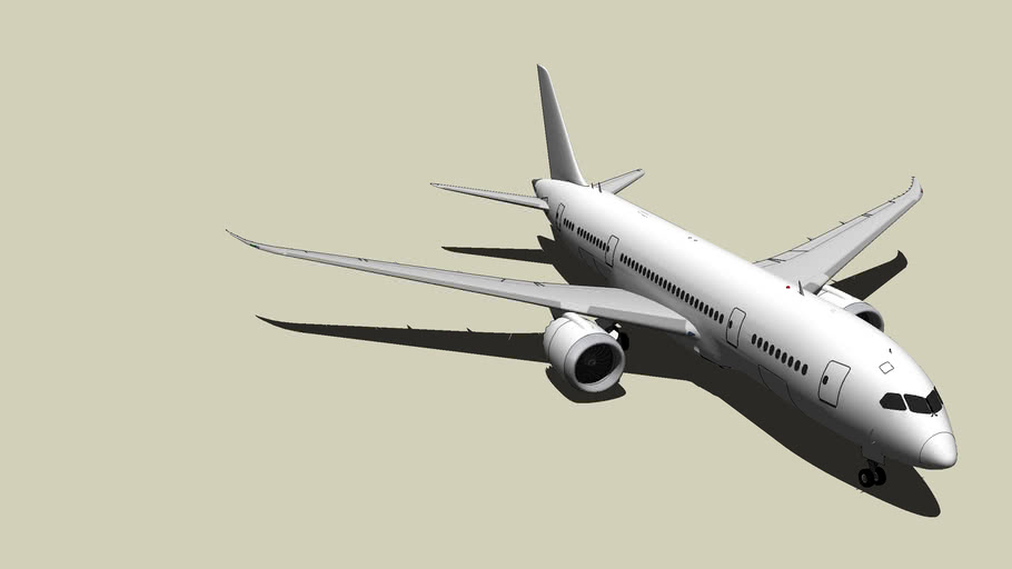 Template-Boeing B787-8 | 3D Warehouse