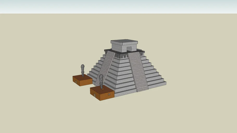 Aztec temple In Tenochtitlan | 3D Warehouse