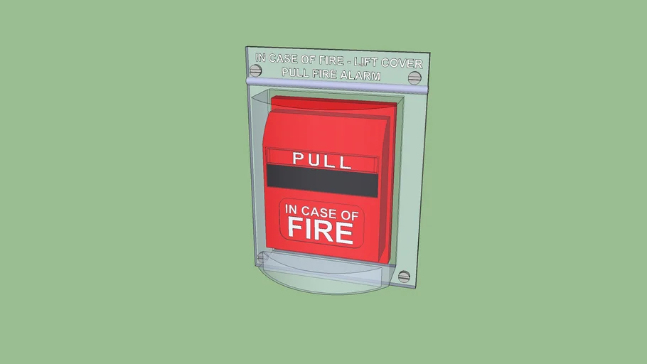Fire Alarm Pull Station | 3D Warehouse