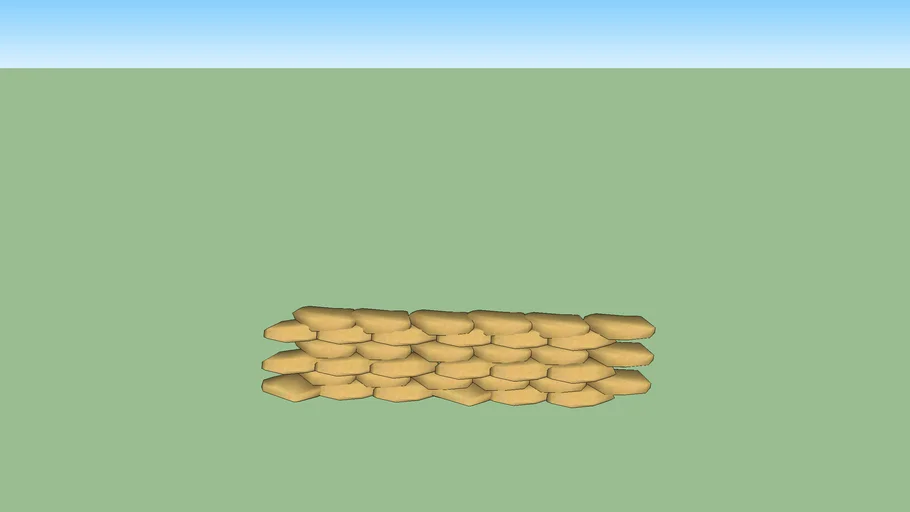 sand bags #0101010 | 3D Warehouse