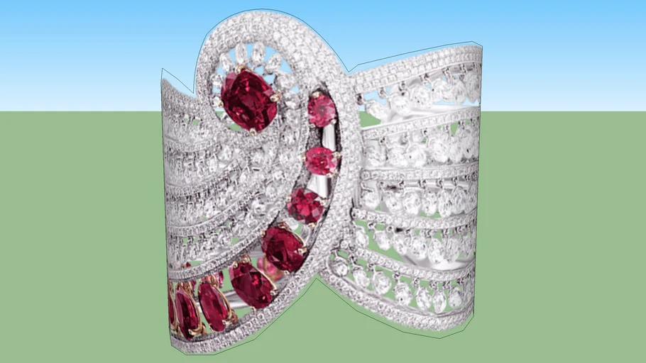 AVATAR RUBY AND DIAMOND RING | 3D Warehouse