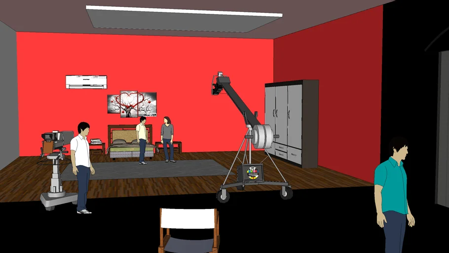 estudio de tv | 3D Warehouse