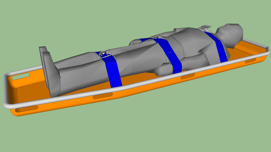Offshore stretcher for people transfer | 3D Warehouse
