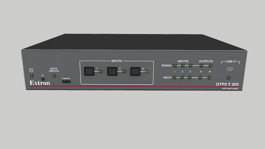 extron DTP3 T 203 | 3D Warehouse