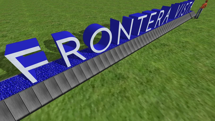 Frontera Vista / Entry feature / Sign | 3D Warehouse