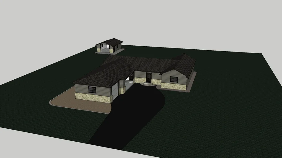 Ranch style home | 3D Warehouse