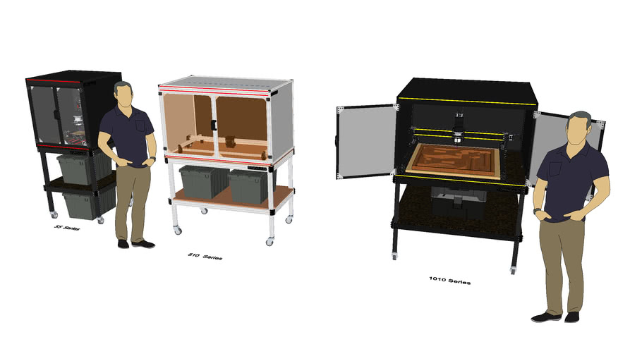 OpenBuilds Modular Enclosure System | 3D Warehouse