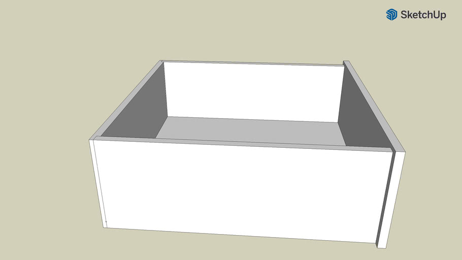 Drawer construction | 3D Warehouse