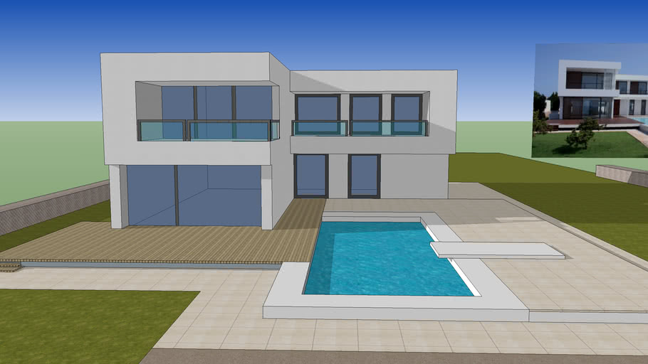 modern house | 3D Warehouse