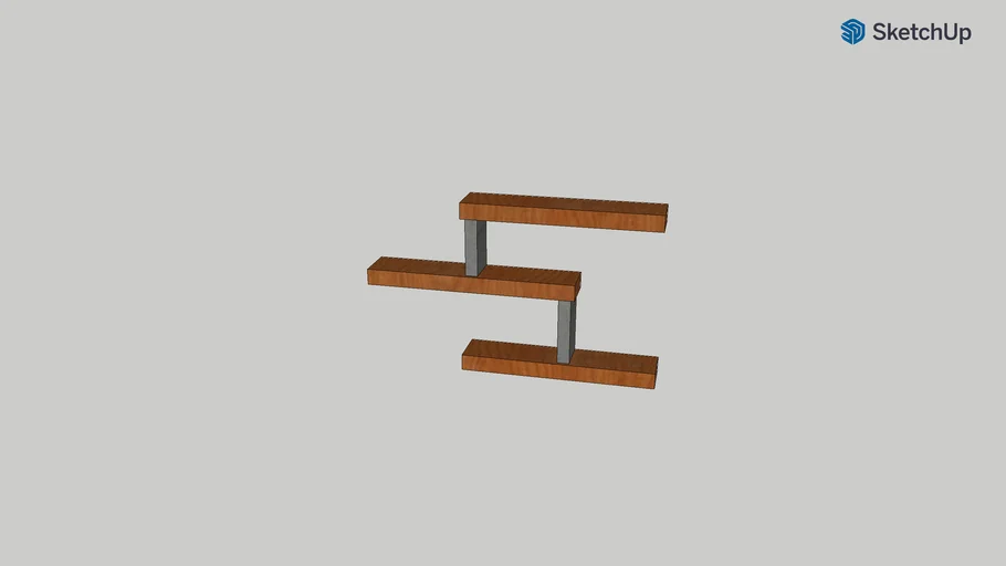Modern Floating Shelves | 3D Warehouse