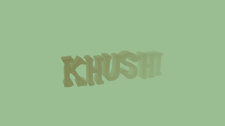 Khushi 3d Logo