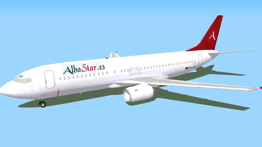AlbaStar Airlines Boeing 737-400 {3Mb} | 3D Warehouse
